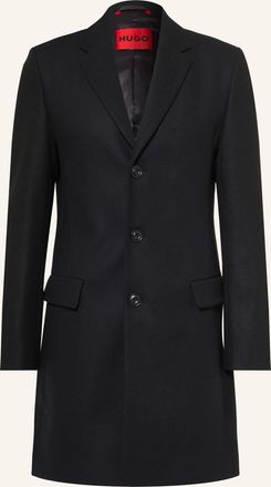 HUGO BOSS Hugo Wollmantel Migor schwarz