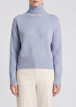Kujten Rollkragenpullover aus 100% Kaschmir mit langen &Auml;rmeln und Rippb&uuml;ndchen