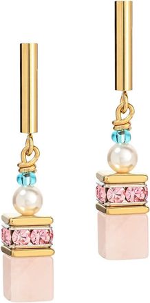 Coeur de Lion Ohrringe - GeoCUBE Precious Fusion Pearls Ohrringe - Gr. unisize - in Mehrfarbig - für Damen