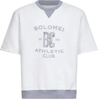 Brunello Cucinelli Homme, Tops, Blanc, Taille: S Ribbed Crewneck T-Shirt