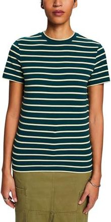 Esprit 014ee1k304 T-Shirt, 377/Dark Teal Gree, M Femme