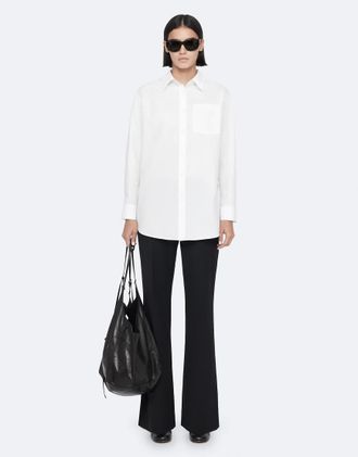 AllSaints Kaia chemise oversize blanche