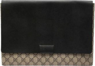 Gucci Sac pochette Pre-owned en toile - Femme - Pre-owned - Beige - Taille: ONE Size