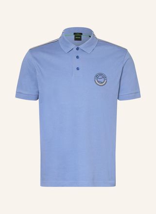 HUGO BOSS Piqu&eacute;-Poloshirt blau