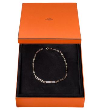 Herm&egrave;s Kelly Chaine Choker Necklace 18K Rose Gold and Diamonds
