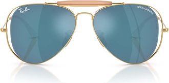 Ray-Ban unisex, Accessoires, Jaune, Taille: 58 MM Rb3029M Lunettes de soleil