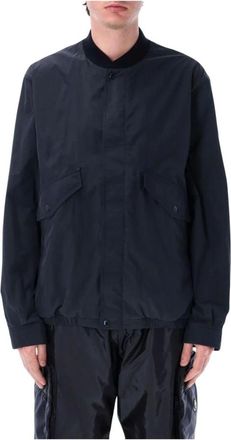 Moncler Homme, Vestes, Bleu, Taille: XL Bomber Jacket
