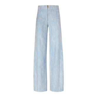 Genny Hose - - Trousers - Damen - Blau - XS