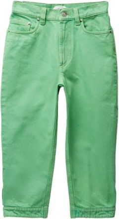 Versace Femme, Jeans, Vert, Taille: W26 Jeans Capri