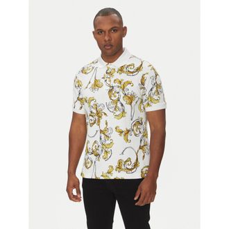 Versace Jeans Couture Poloshirt 78GAG6S0 Wei&szlig; Regular Fit