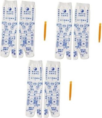 FOMIYES Lot De 3 Paires De Chaussettes Pour Homme Massantes En Coton Pour Un Usage Quotidien