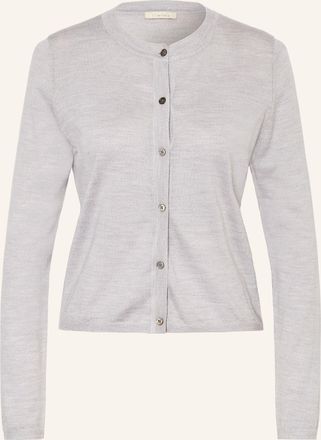 Lilienfels Lilienfels Strickjacke Mit Merinowolle grau