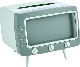 Generic TV-Taschentuchbox-Telefonhalter - Taschentuchspender und Telefonhalter, TV-Telefonst&auml;nderhalter | TV-f&ouml;rmiger Taschentuchspender, Handyhalter f&uuml;r Bade