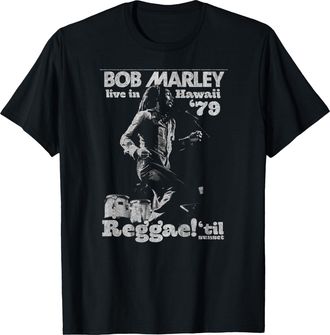 Bob Marley Live in Hawaii 78 klassische Reggae-Musik T-Shirt