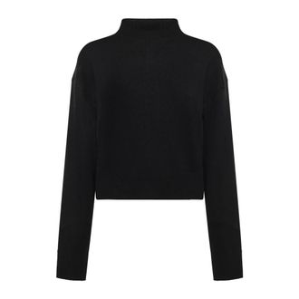 Pinko Pinko, Femme, Pulls, Noir, Taille: 40 FR Col roul&eacute;s