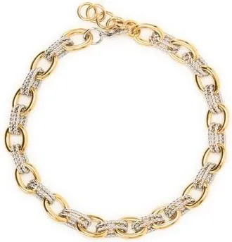 Au Printemps Paris Collier en maille ronde