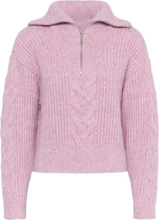 Saint Tropez Col roul&eacute; - Femme - Pulls - Violet - Taille: 44 FR