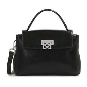 Kazar Schwarze Ledertasche mit Griff und Riemen - - Bags - Damen - Schwarzk - ONE SIZE