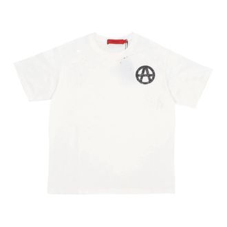 Acupuncture Acupuncture - T-shirt Anarchy - Homme - Tops - Blanc - Taille: XS