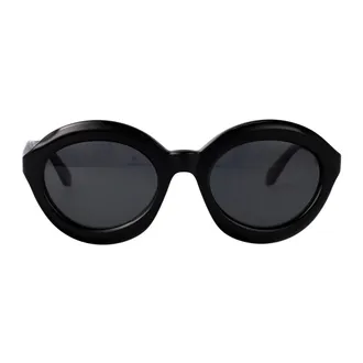 Alaia Lunettes de soleil &agrave; logo lettering - Femme - Accessoires - Noir - Taille: 53 MM