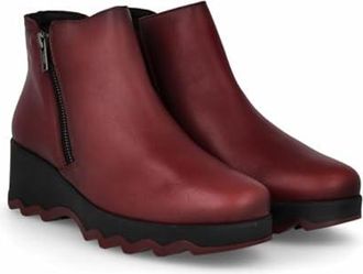 Lince Lince Bottine en cuir avec fermeture &eacute;clair confortable | Semelle en caoutchouc | Semelle int&eacute;rieure en gel | I51801 | Fabriqu&eacute;es en Espagne, Cuir vel