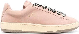 Lanvin Low-Top Sneaker - Powder Pink Calf Suede Low-Top Sneakers - Gr. 41 (EU) - in Beige - f&uuml;r Damen