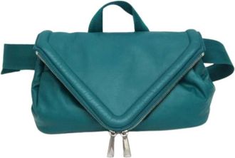 Bottega Veneta Pre-owned Sac banane Beak - Femme - Pre-owned - Bleu - Taille: ONE Size