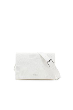 Desigual Womens Bag_Alpha Dortmund Flap 1001 RAW, White