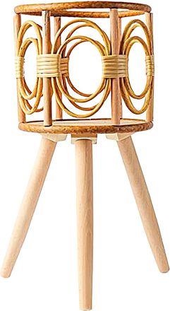 Generic Pflanzenst&auml;nder aus Holz f&uuml;r den Innenbereich - Ablage f&uuml;r Fu&szlig;hocker - Boho-Pflanzenregal f&uuml;r Sukkulenten f&uuml;r Innen und Au&szlig;en Balkon Schreibtisch Schl