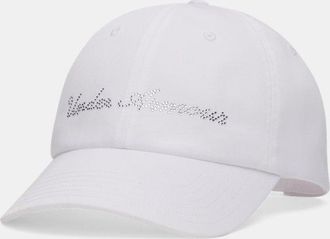 Under Armour Essential Low Verstellbare M&uuml;tze f&uuml;r Damen Wei&szlig; / Schwarz OSFM