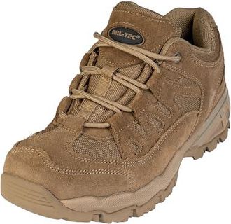 Mil-Tec Chaussures Squad 2,5 Pouces - Chaussures Basses Tactiques avec Embout et Protection du Talon - Chaussures dintervention Respirantes avec Semelle EVA &