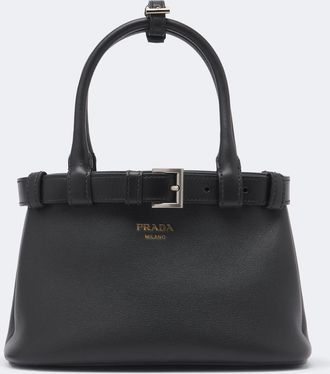 Prada Henkeltasche Prada Buckle Small aus Leder