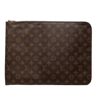 Louis Vuitton Pre-owned Poche Documents Portfolio - Femme - Pre-owned - Brun - Taille: ONE Size