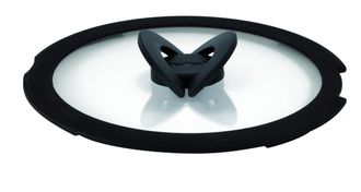 T-fal Ingenio Glasdeckel, Durchmesser 26 cm, Sp&uuml;lmaschinenfest, mit Klappgriff
