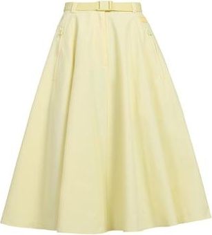 Gertrude Jupe midi Eline en coton m&eacute;lang&eacute;