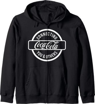 Coca Cola Ware Connecting You & Others Circle Logo Kapuzenjacke