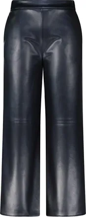 Max Mara Weite Hose Amati aus Lederimitat