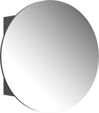 Vicco Armoire de toilette Loki, Anthracite, 60x60cm avec 2 compartiments, Vicco
