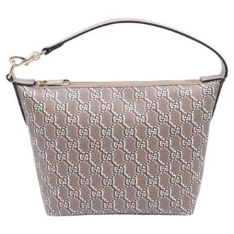 Gucci Sac bandouli&egrave;re Super Mini Ophidia Pre-owned GG Shadow Monogram - Femme - Pre-owned - Beige - Taille: ONE Size