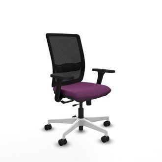 Piqueras y Crespo Haches 24-Stunden-B&uuml;rostuhl mit 3D-Armen, h&ouml;henverstellbare Lendenwirbelst&uuml;tze, ausgestattet mit Syncro/Traslack und injiziertem Schaum. Mit Rollen vo