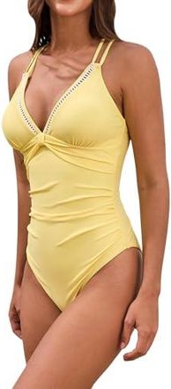 Generic Maillot De Bain Femme 1 Piece Maillot De Bain Femme Costume Respirant S&eacute;chage Rapide Dos Nu &Eacute;l&eacute;gant - Uni Mettant en Valeur La Beaut&eacute; Naturelle du Dos