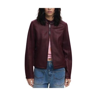 Desigual Femme, Vestes, Rouge, Taille: 36 FR Chaq Jacket