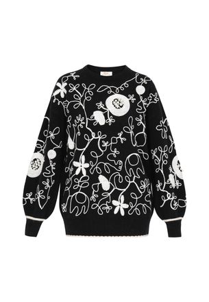 Usha Pullover Frauen Schwarz