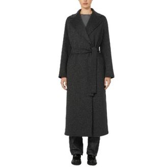 Max Mara Poldo Coat - Femme - Manteaux - Noir - Taille: 38 FR