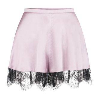 Nina Ricci Femme, Shorts, Violet, Taille: 38 FR Mini Silk Satin Short