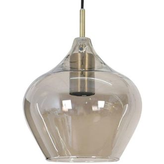 Light & Living Light&living - suspension - Rakel - bronze - verre - &oslash; 20cm
