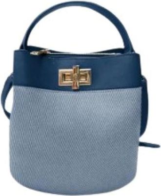 Furla Femme, Sacs, Bleu, Taille: ONE Size Amelia Mini Sac Seau
