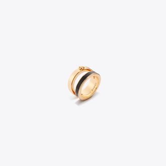 Tory Burch Icon Doppelring aus Emaille