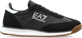Emporio Armani Emporio Armani Ea7, Homme, Chaussures, Noir, Taille: 40 EU Logo Baskets