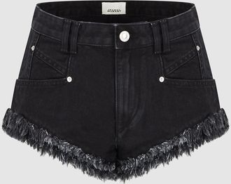 Isabel Marant Short Eneidala Faded Noir